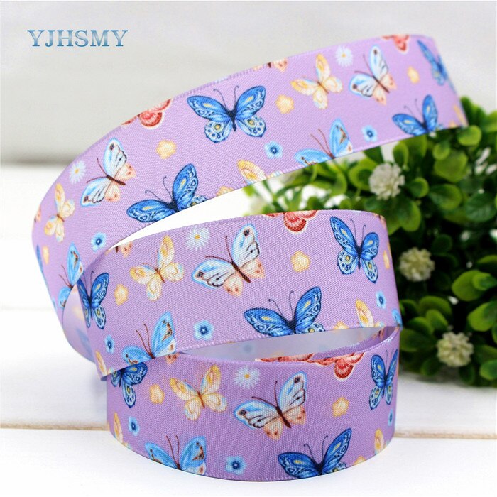 173067 , 1" 25mm 10yard/lot Spring butterfly Print... – Vicedeal