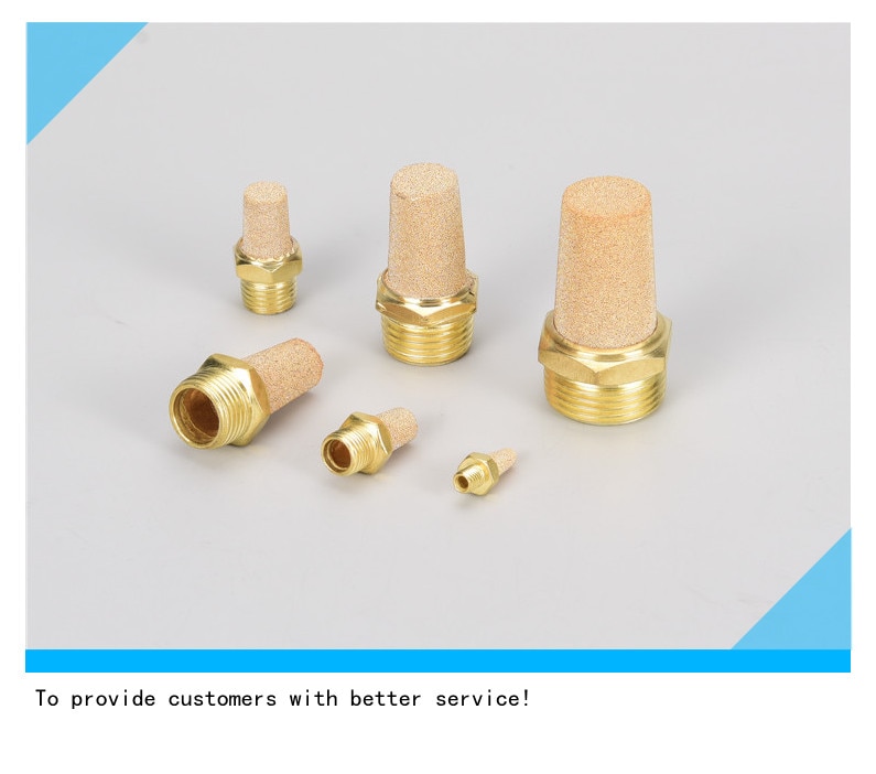Pneumatic exhaust muffler brass silencer fiitting ... – Grandado