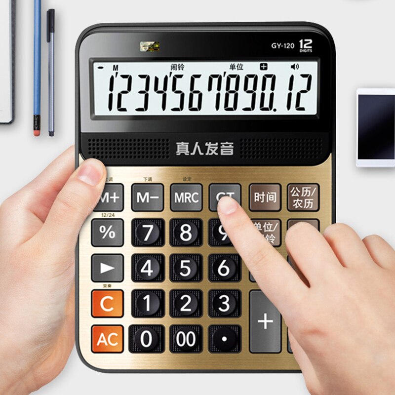 Voice Calculator GY/DY/MY-120 Office Large Button ... – Vicedeal