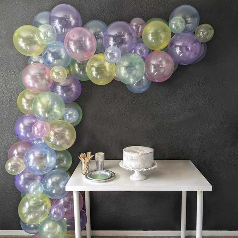 20Pcs/lot 12inch Crystal Bubble Balloons Colorful ... – Vicedeal