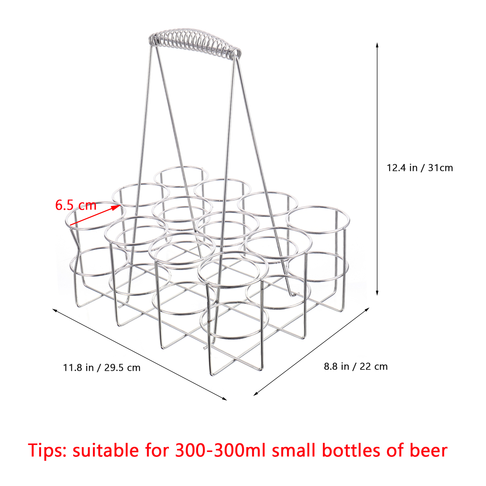 6/12 Pack Mand Flessendrager Bekerhouder Draagbare... – Grandado
