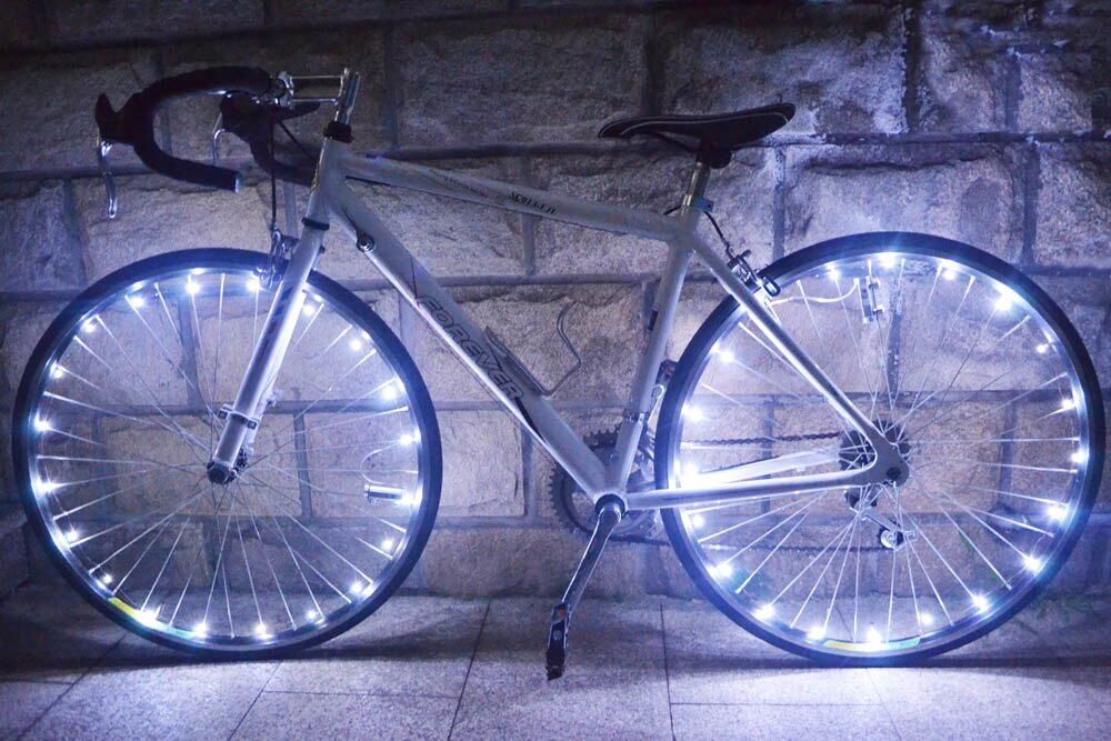 20 LEDs Fietslicht Velg Spoke Clip Buis Veiligheid... – Grandado