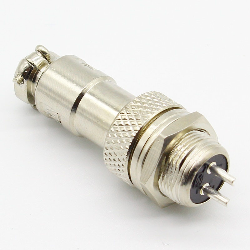 1pcs GX12 2 Pin Male & Female 12mm Wire Panel Conn... – Grandado