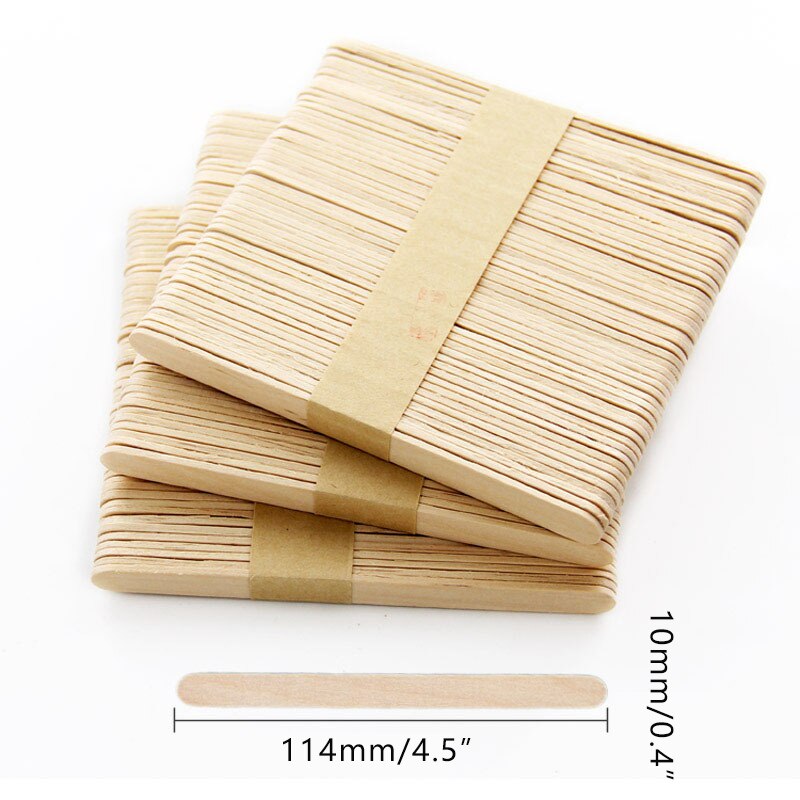50pcs Popsicle Stick Multi Size Colorful Wooden Po... – Grandado