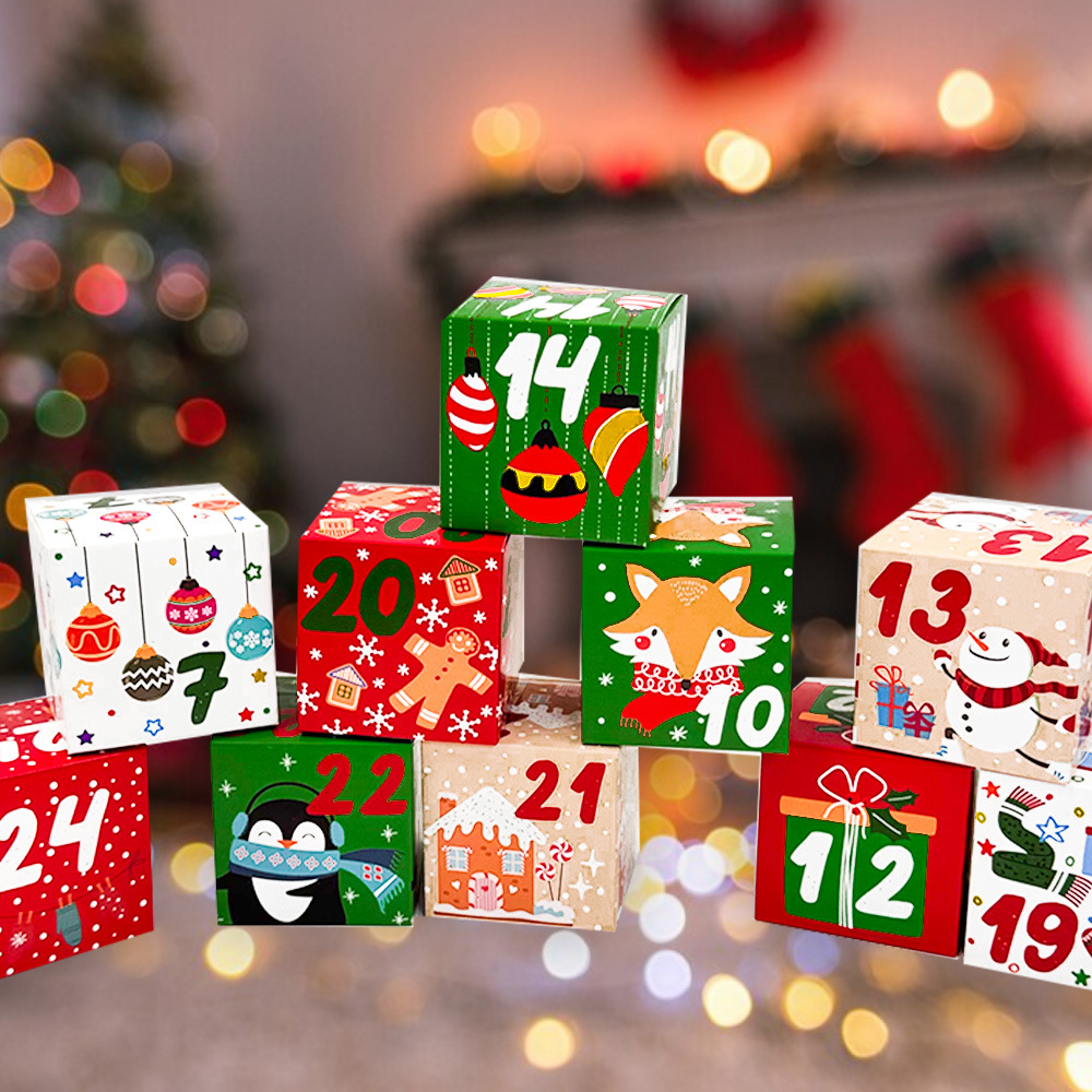 DIY Christmas Countdown Advent Calendar - 24 Days ... – Vicedeal
