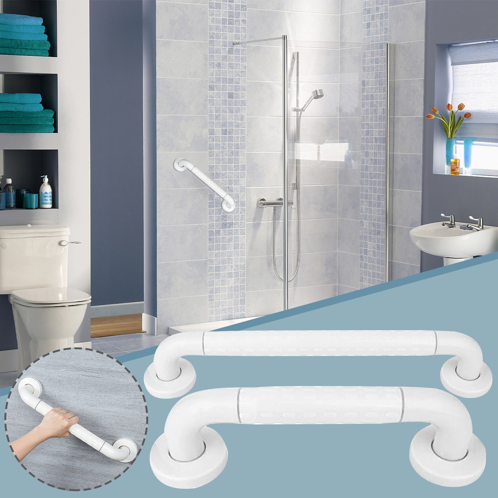 40Cm Metalen Bar Balance Leuning Douche Helpen-Bad... – Vicedeal
