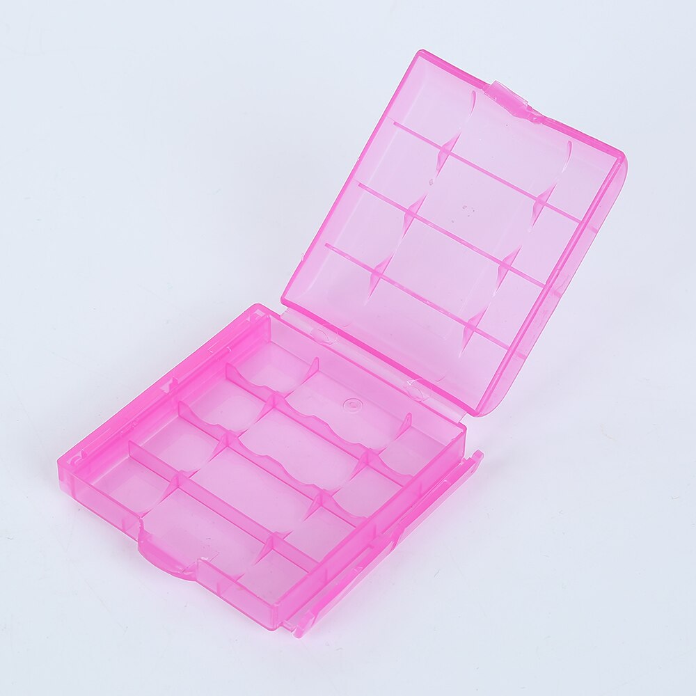 Pink color Rack Transparent AAA/AA Hard Plastic Ba... – Grandado