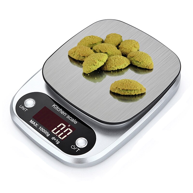 10kg /1g LCD Backlight Digital Kitchen Scale Stain... – Grandado