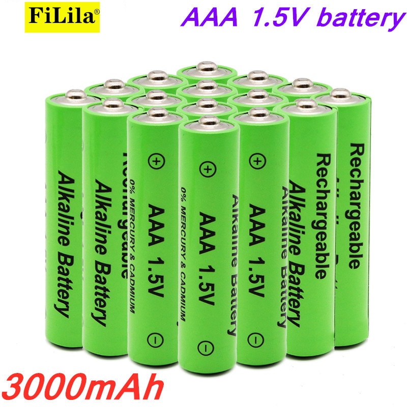 100% AAA 3000mAh 1.5V Battery Alkaline AAA recharg... – Grandado