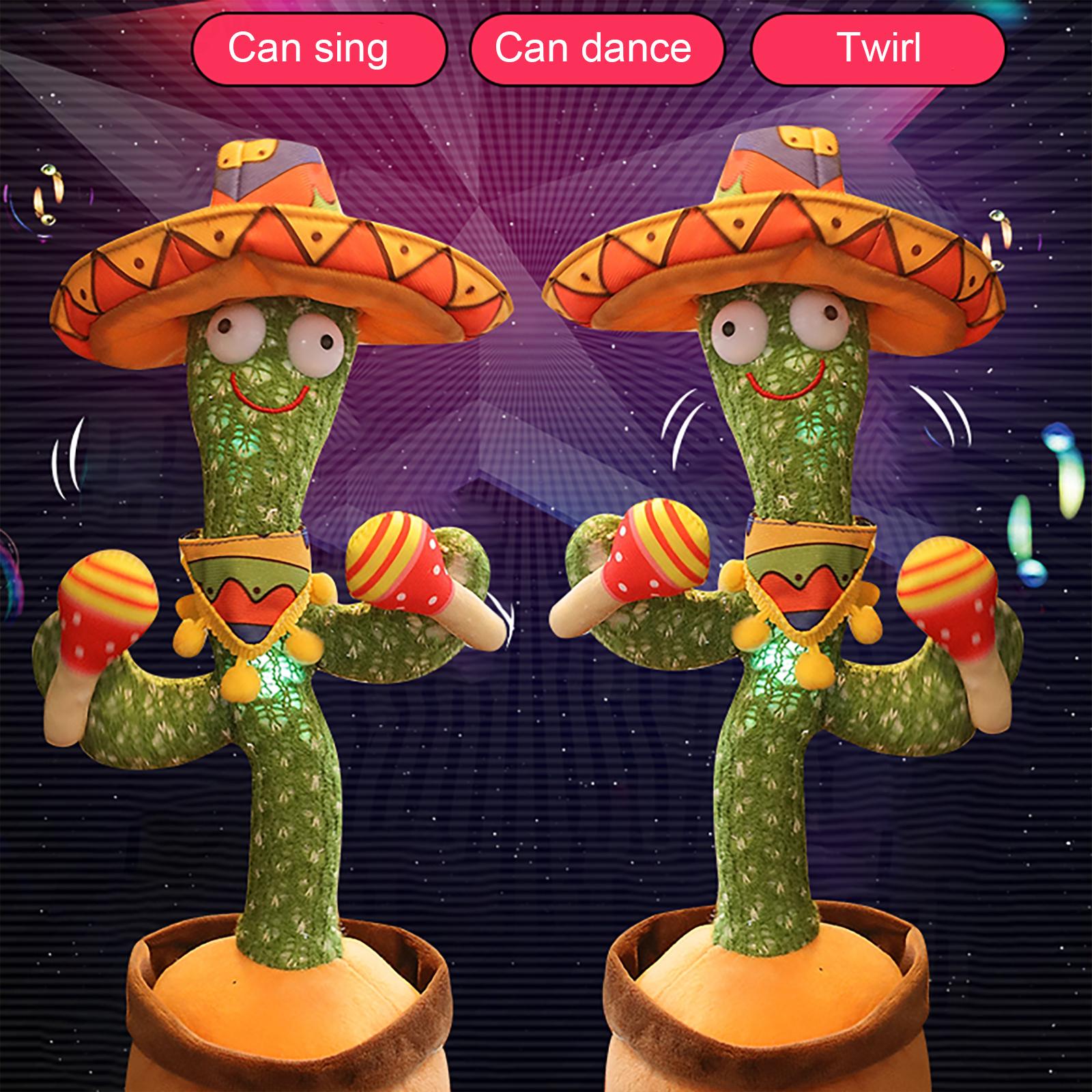 Home Decoration Lovely Talking Toy Dancing Cactus ... – Grandado