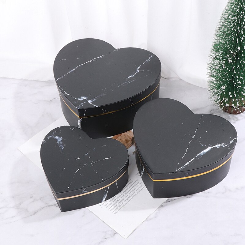 3pcs Box Heart Shaped Container Packaging Wedding ... – Grandado