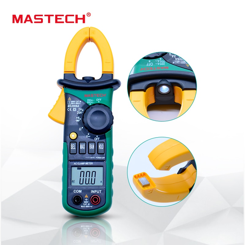MASTECH MS2008A Digital Clamp Meters Auto Range Cl... – Grandado