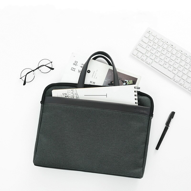Portable Briefcase Men Women Office Portfolio Tote... – Grandado