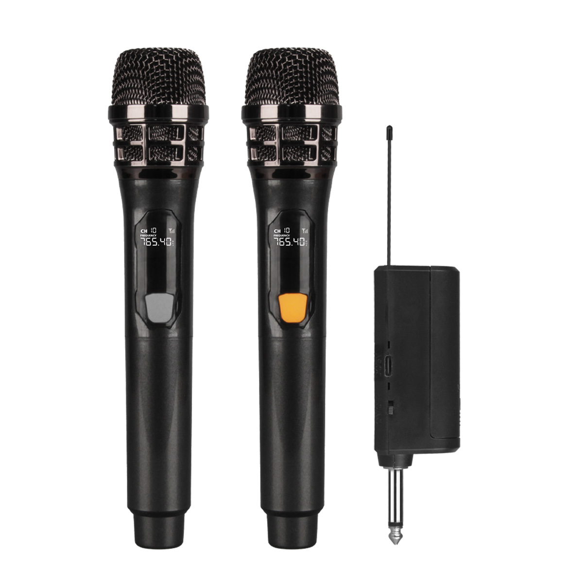 Portable One Tow Two Wireless Microphone, Home Par... – Grandado