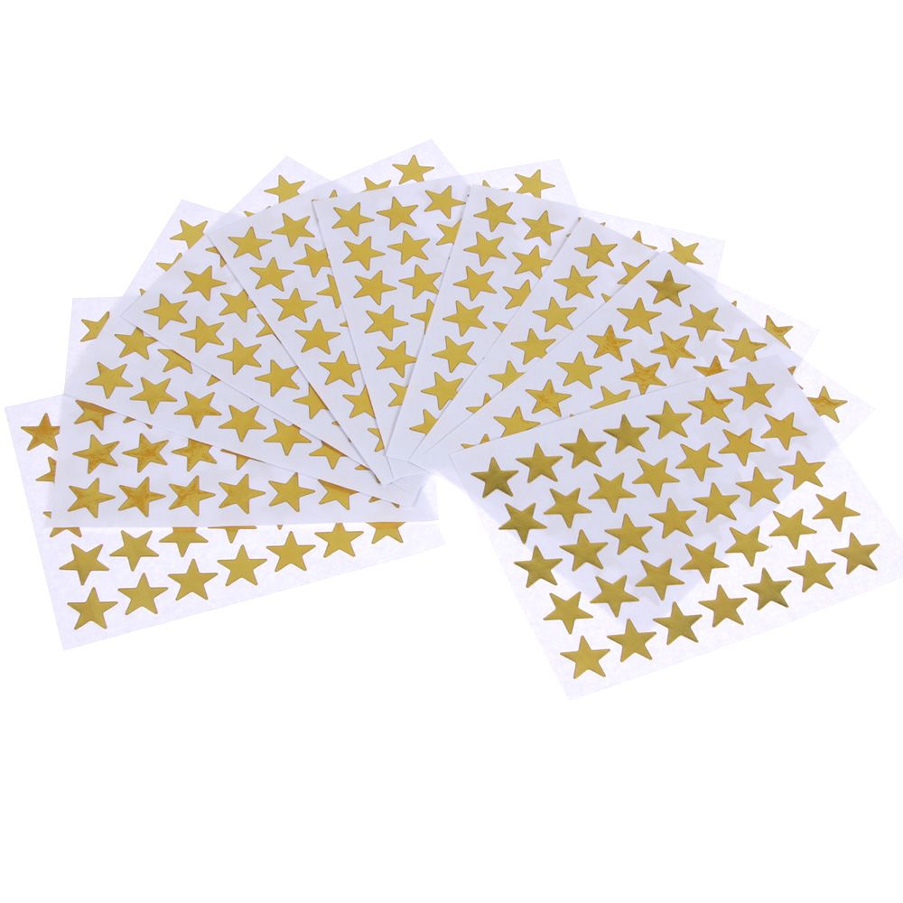 10 stuks vergulde beloningsstickers voor kinderen,... – Vicedeal