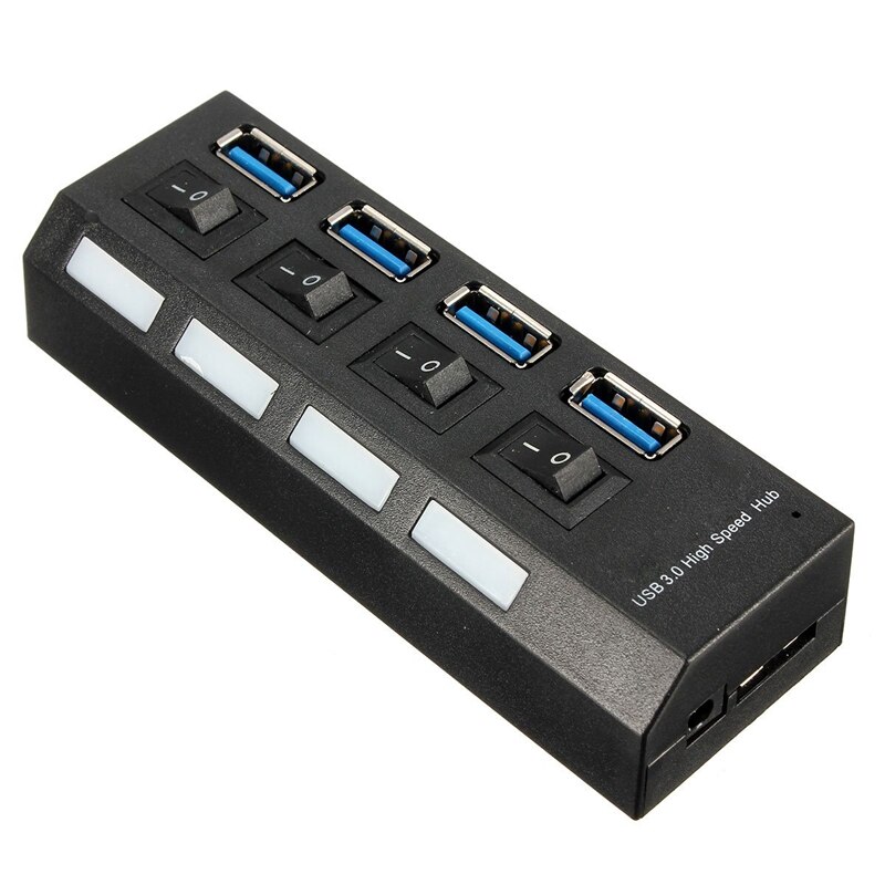 4 ports USB 3.0 HUB Splitter Adapter + cable and p... – Grandado