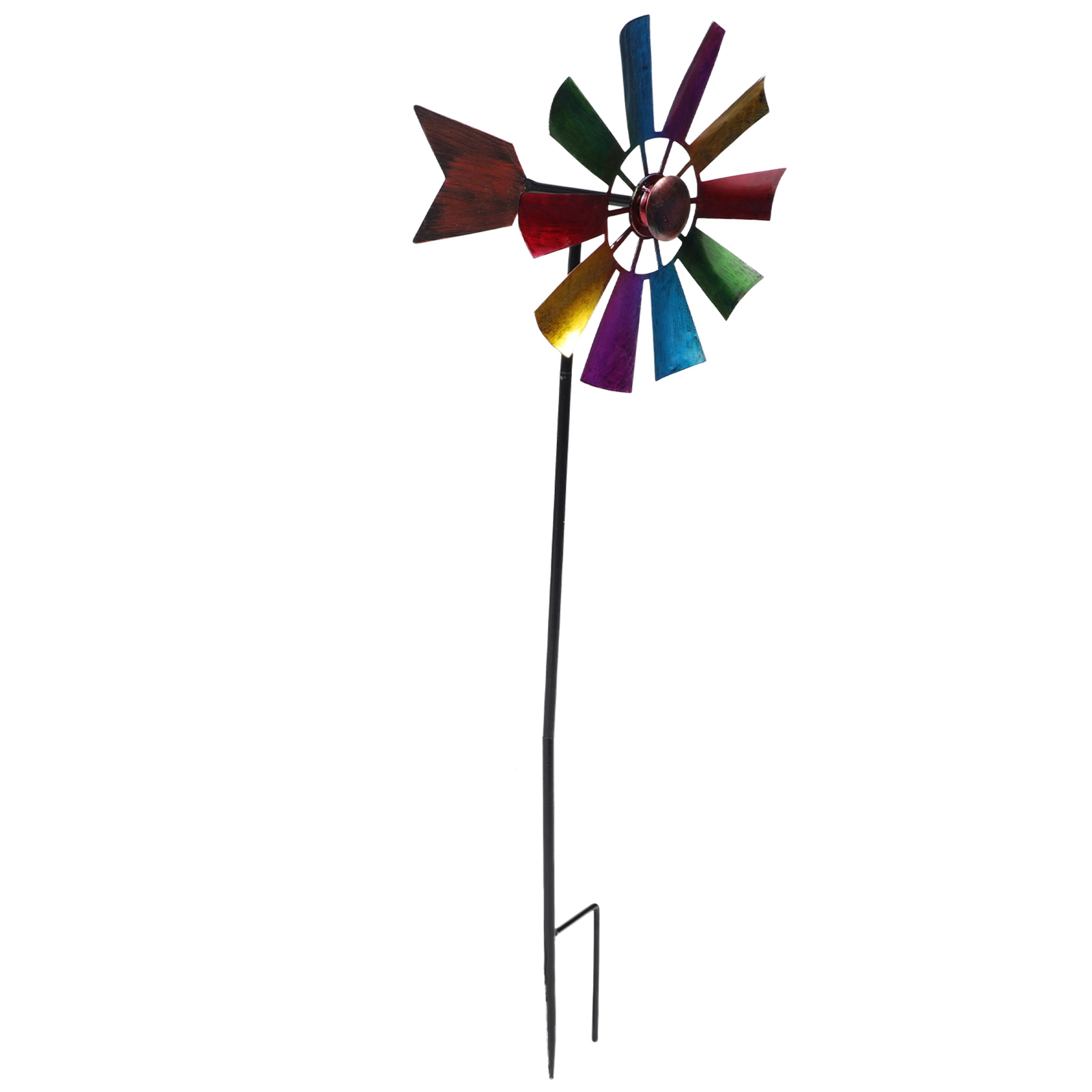Metal Windmill Decor Iron Art Garden nament Windmi... – Vicedeal