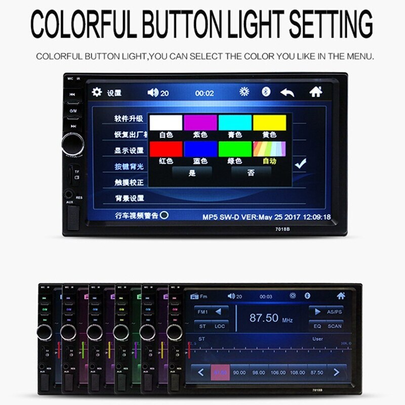 For 7inch MP5 Player With HD Touch Screen LCD 7018... – Grandado