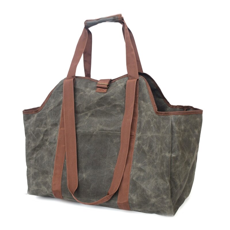 Logging Bag Supersized Firewood Wood Carrier Bag L... – Grandado