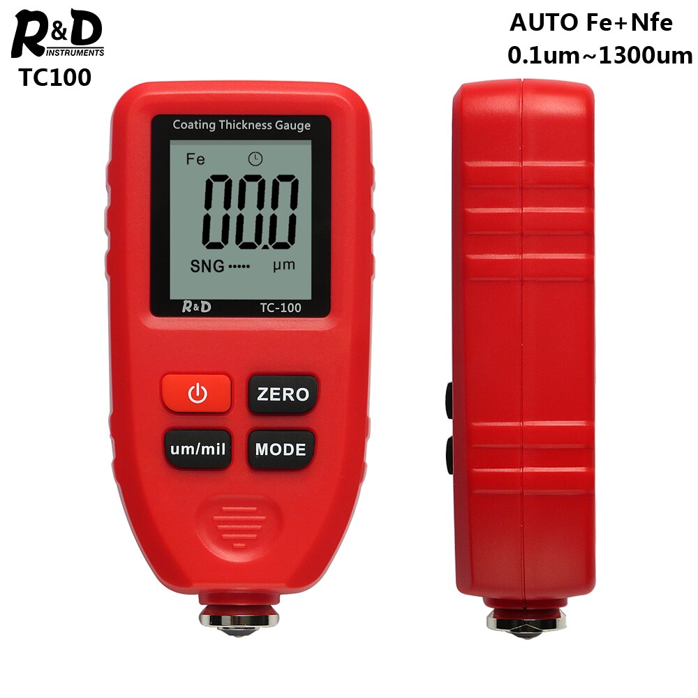 R & D TC100 rode Laagdiktemeter 0.1um/0-1300 Auto ... – Grandado