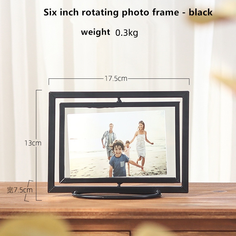 6/8Inch Nordic Metal Geometric Photo Frames Home O... – Grandado