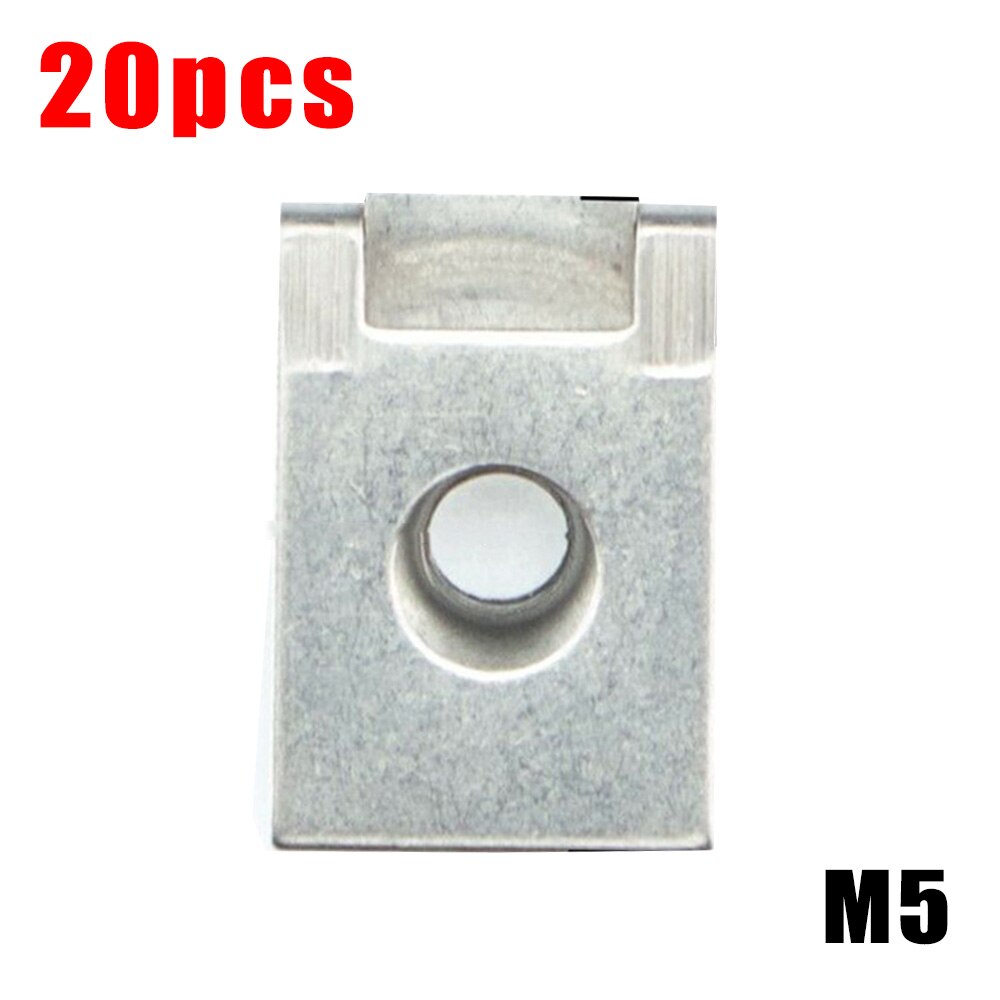 10/20/50Nuts Stainless Steel Clip U Spring Nuts M5... – Grandado