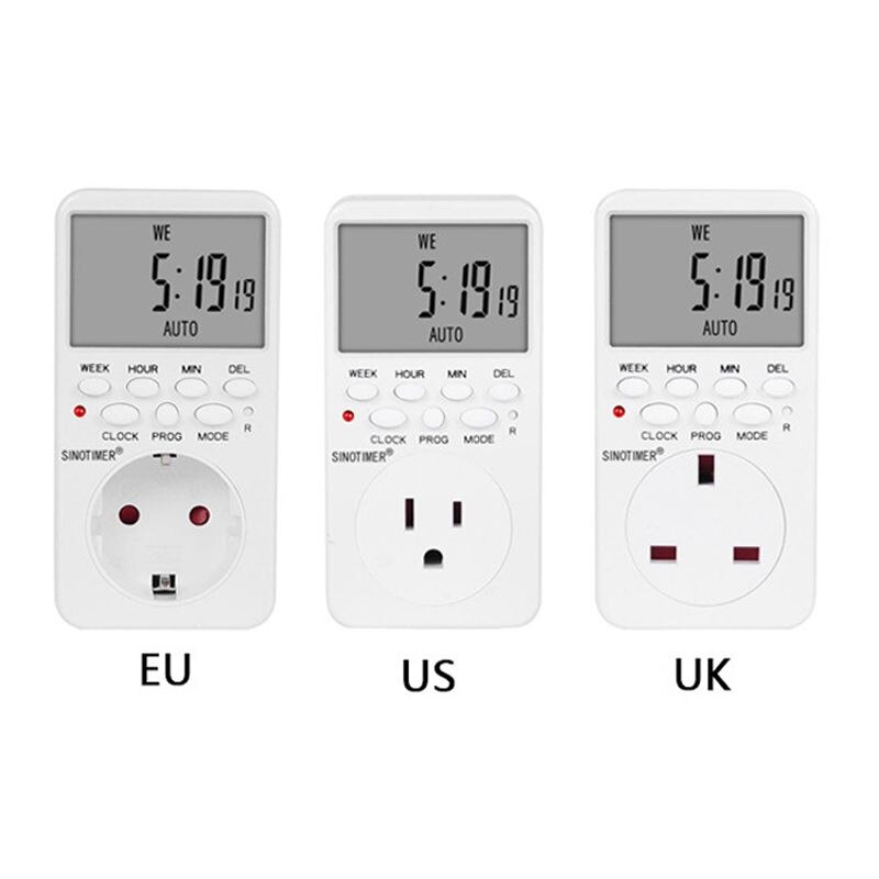 EU UK US Plug Outlet Digital Timer Socket Time Rel... – Vicedeal