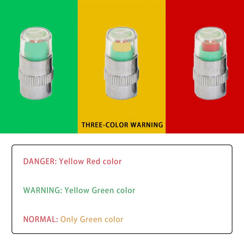 4Pcs 2.4 Bar 36 Psi Bandenspanning Monitor Manomet... – Grandado