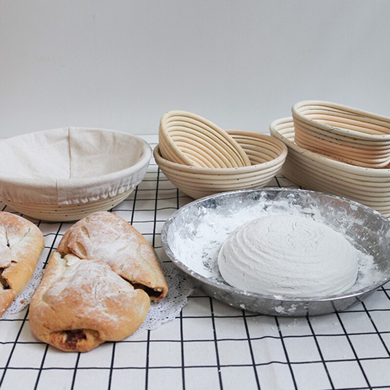 5pcs Baking Tool Set Natural Rattan Bread Proofing... – Grandado