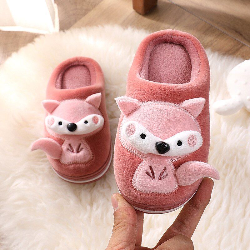 Winter Cartoon Slippers Kids Toddler Girl Flip Flo... – Grandado