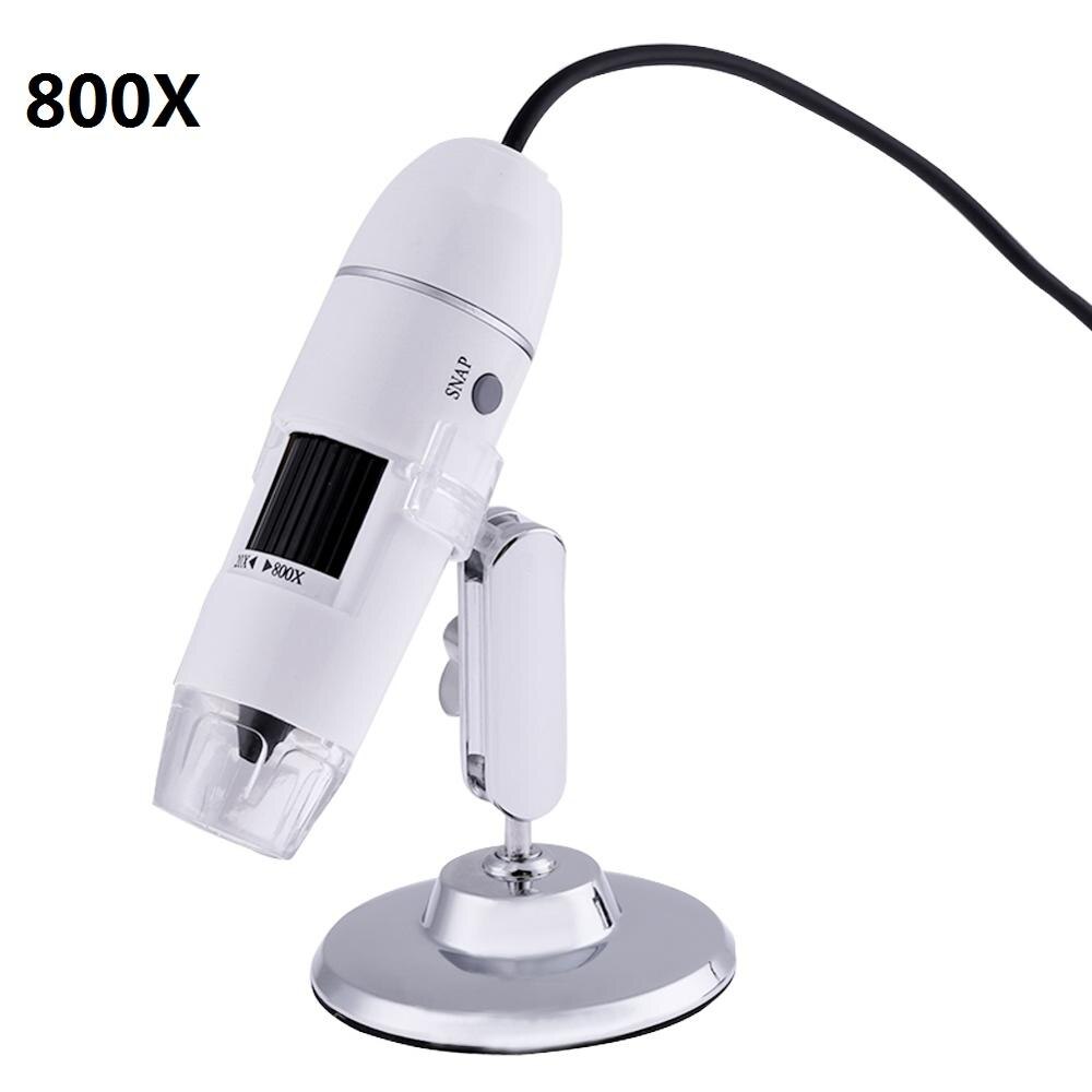 USB Digital Mikroskop 1000X 800X 8 LED 2MP Elektro... – Grandado