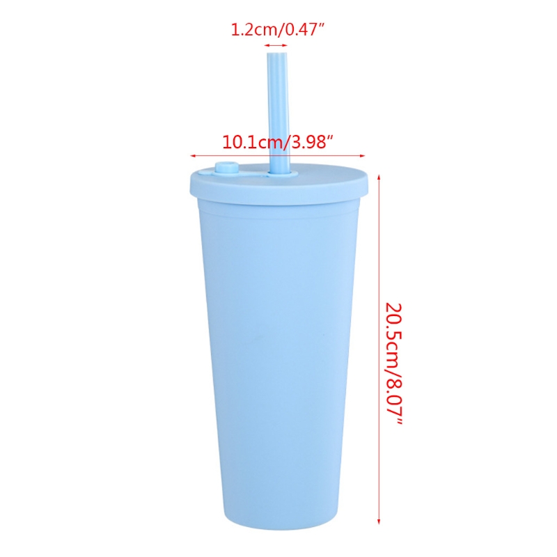 Portable Plastic Material Straw Cups Water Cups fo... – Vicedeal