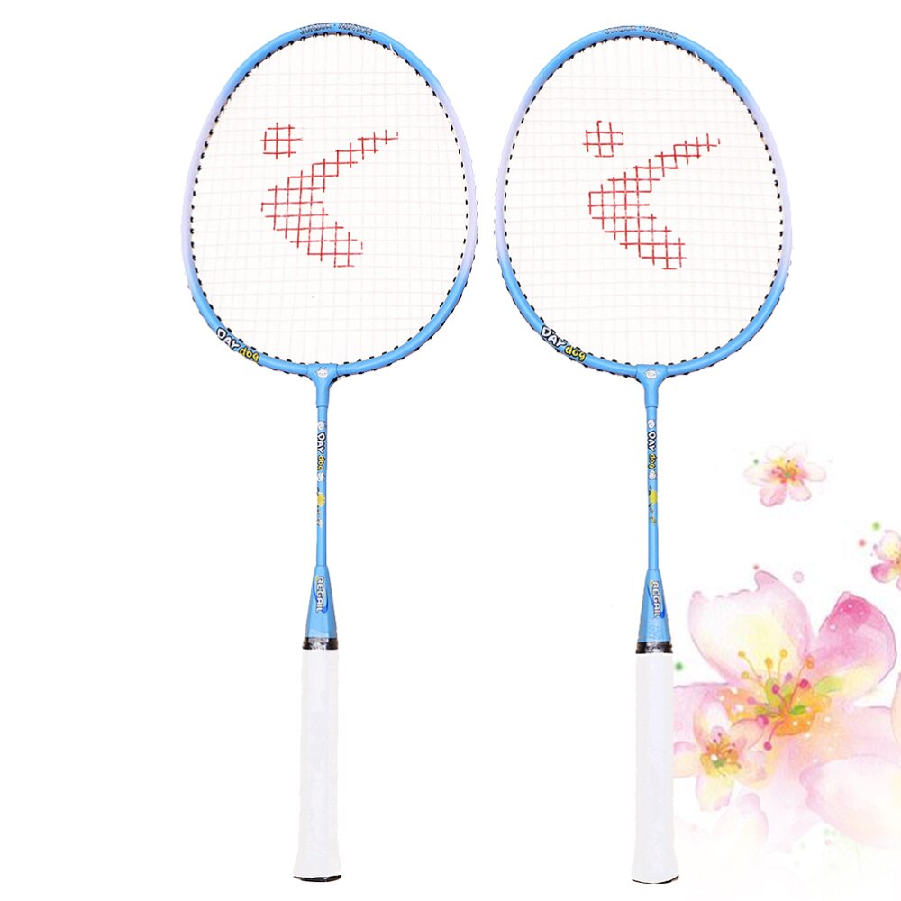 1 Pair Badminton Racket Portable Cartoon Outdoor C... – Grandado
