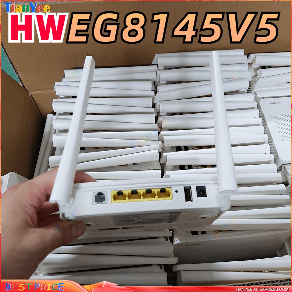 100% Original Hua Wei EG8145V5 Gpon ONU FTTH 4GE 2... – Grandado
