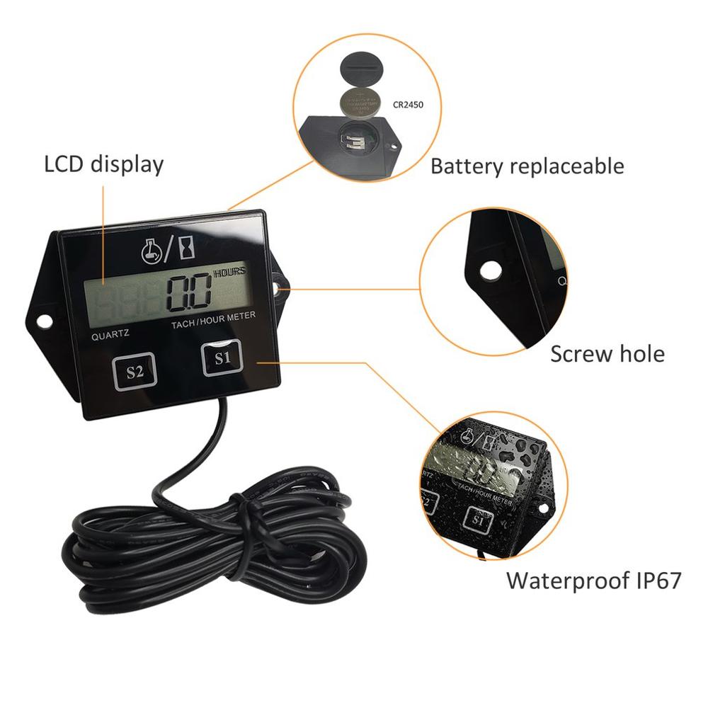 Gasoline Engine Waterproof Sensor Tachometer Repla... – Grandado