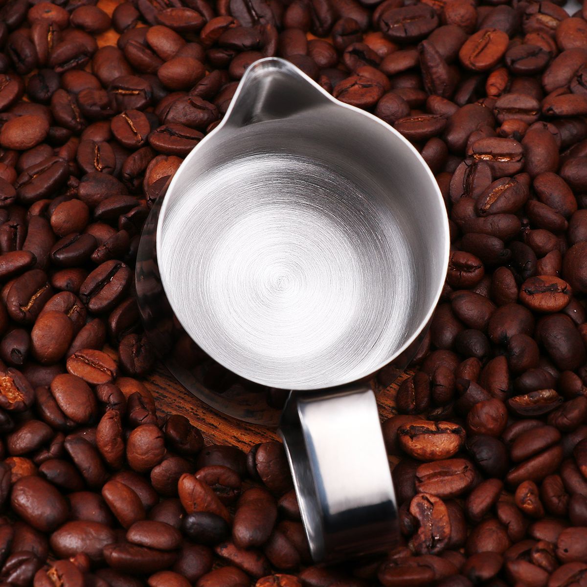 Stainless Steel Frothing Coffee Pitcher Pull Flowe... – Grandado