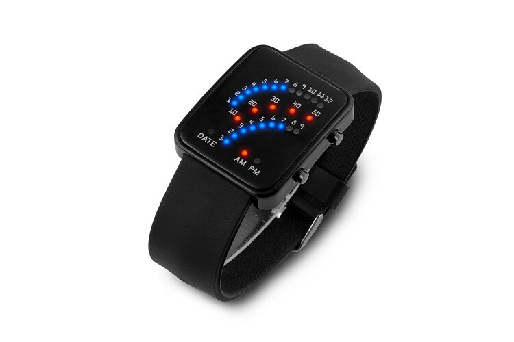 LED Digital Watches for Men Boy Binary Sector Dial... – Grandado