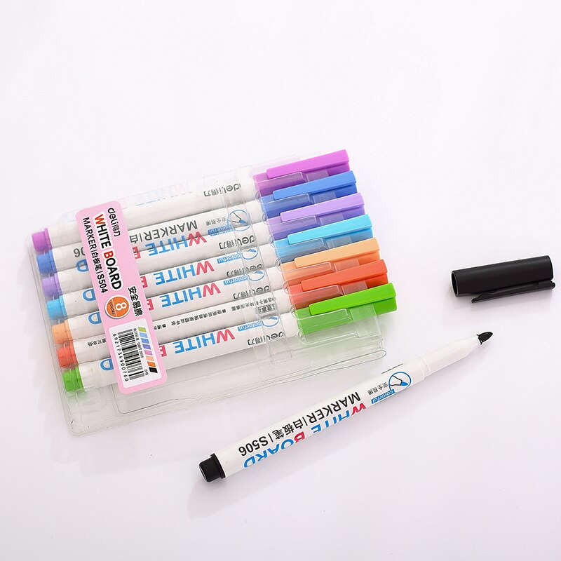 12 kleur Wit board Marker set Uitwisbare whiteboar... – Vicedeal