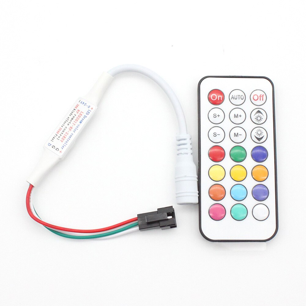 21-Schlüssel Drahtlose RF Regler Magie RGB LED Regler DC 5V-24V Mit Fernbedienung Mini smd Für ...