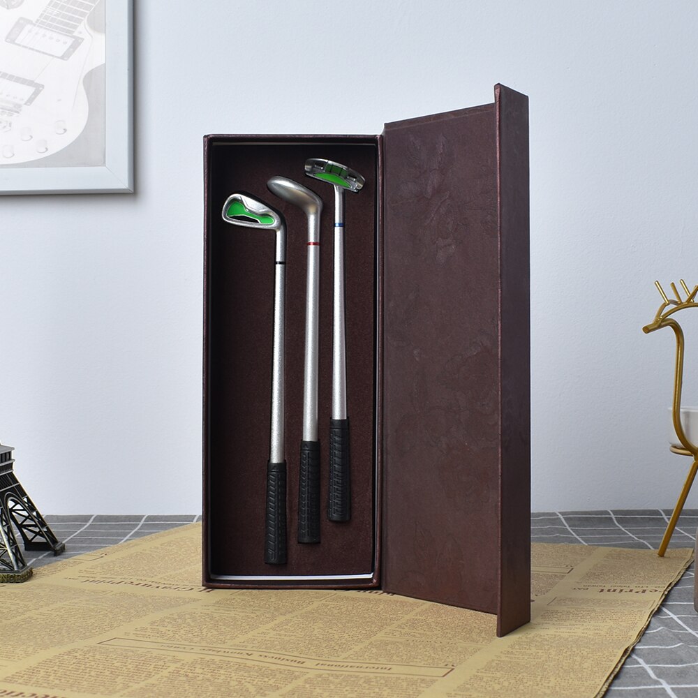 Golf Club Pen Set with Pen Mini Desktop Putting Gr... – Grandado