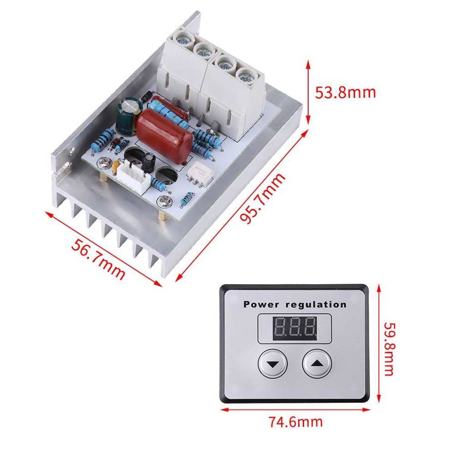 10000W Voltage Controller SCR Digitale Voltage Reg... – Grandado