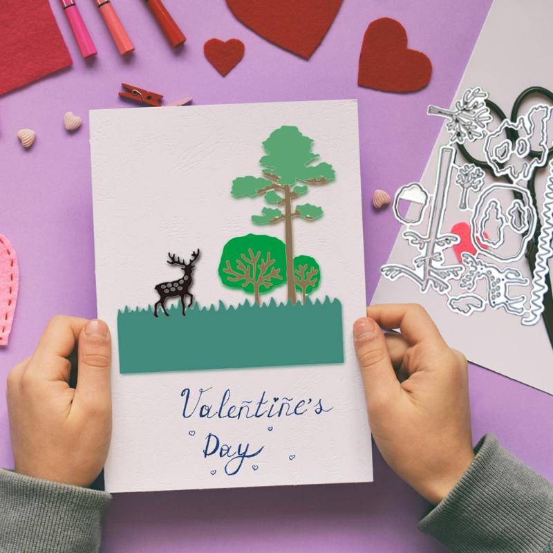 DIY Scrapbook Cutting Dies Handmade Paper Stencils... – Grandado