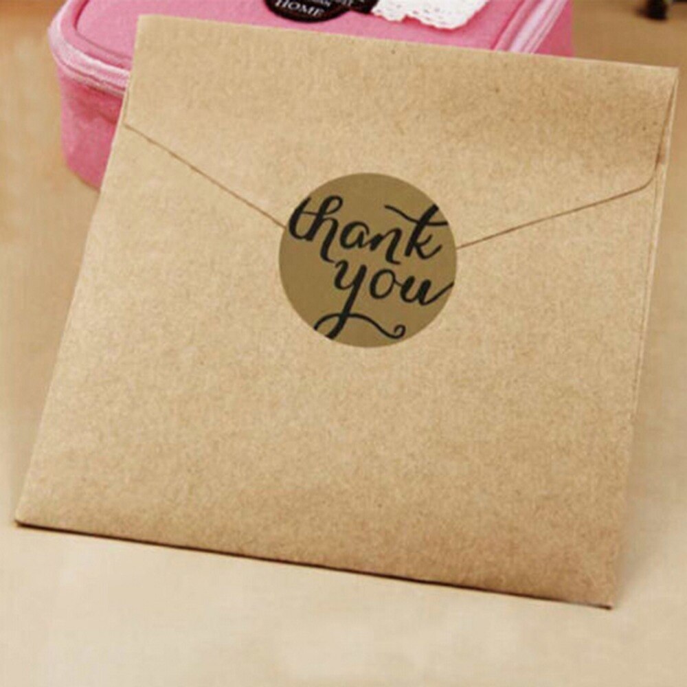 12Pcs/Sheet Brief "Dank U" Creatieve Ambachtelijke... – Grandado