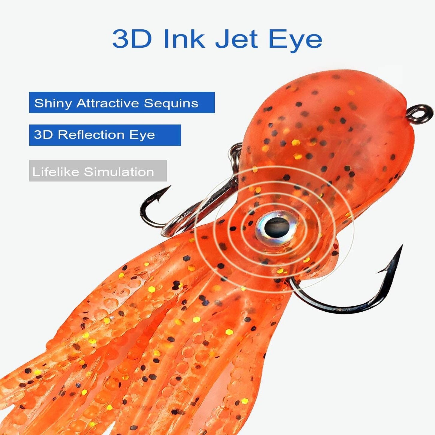 Octopus Swimbait 23g 9cm Soft Fishing Bait Skirt T... – Grandado