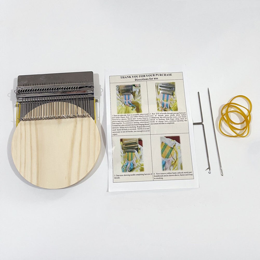 Practical Wool Knitting Machine 14/28 Hooks Rotati... – Grandado