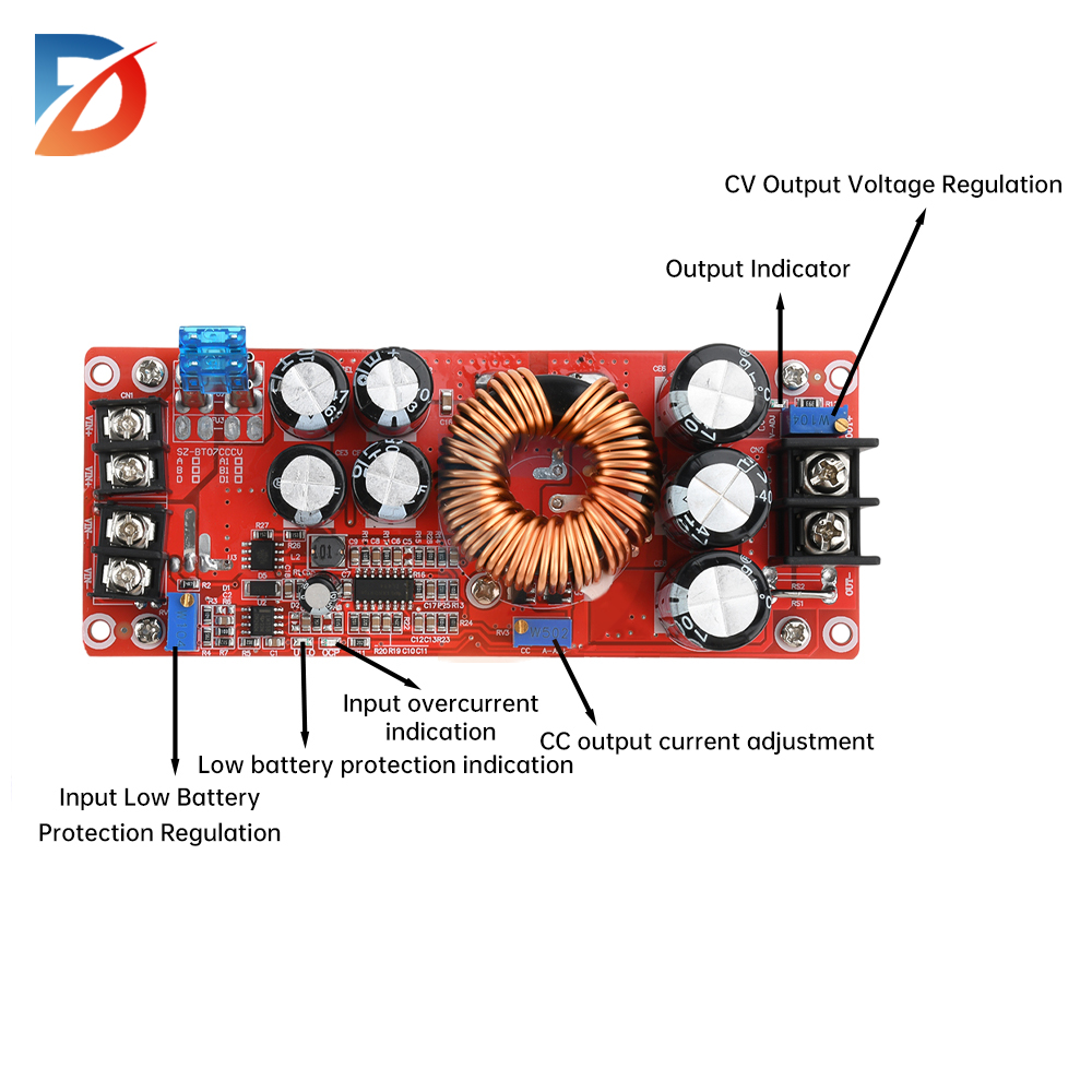 DC-DC Boost Converter 1800W 40A Boost Power Module... – Vicedeal