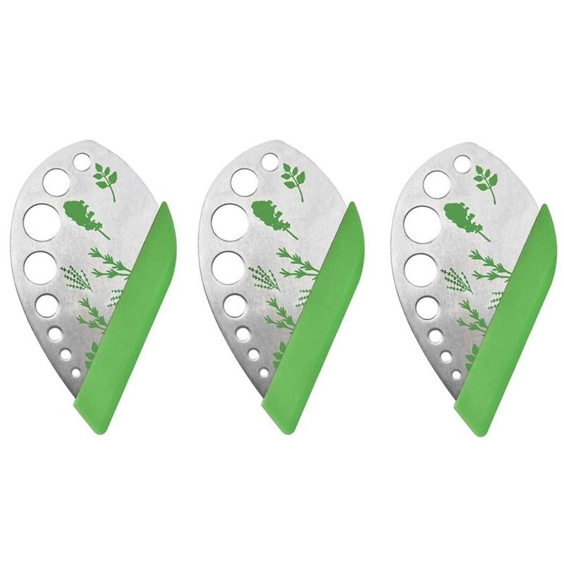 Herb Leaf Stripper with Chopper, Stainless Steel V... – Grandado