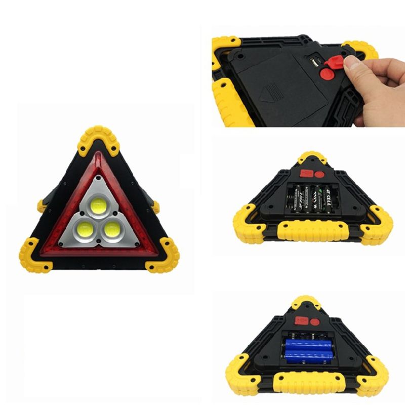 Car Warning Light Triangle Bright 3 LED Taillight ... – Grandado