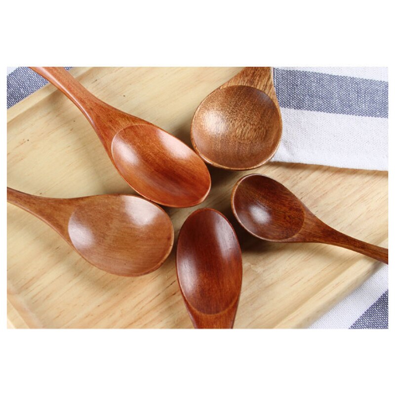 1pcs Wooden Spoons Large Long Handled Spoon Kids S... – Vicedeal