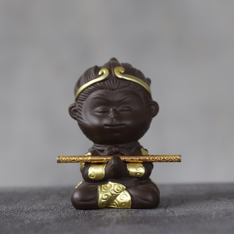 MONSAM purple sand teapot cute monkey tea play Chi... – Grandado